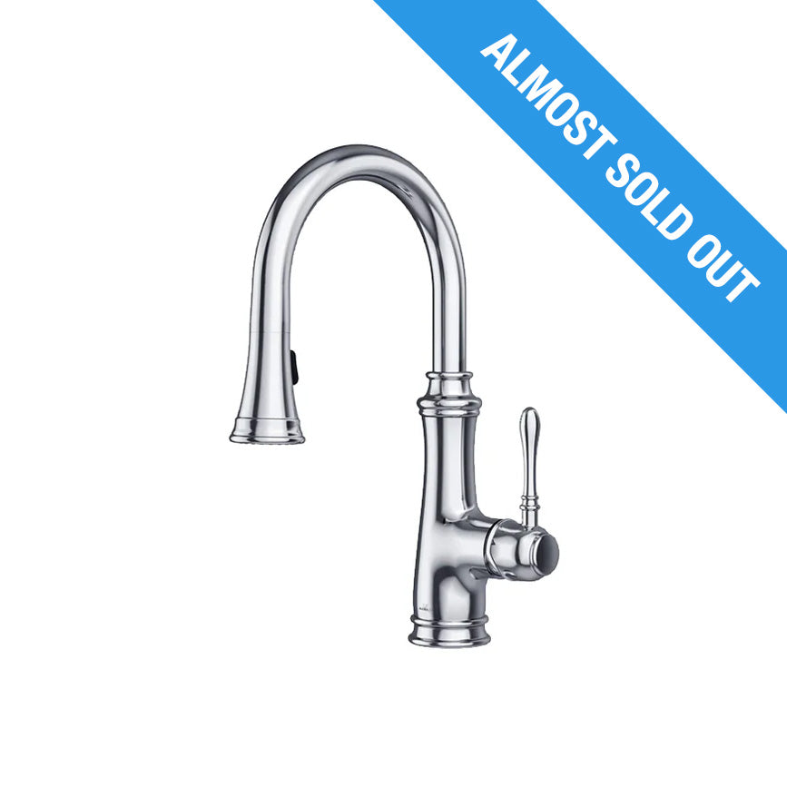 Shop Sleek Single Handle Pull-Down Kitchen Faucet – Allora USA